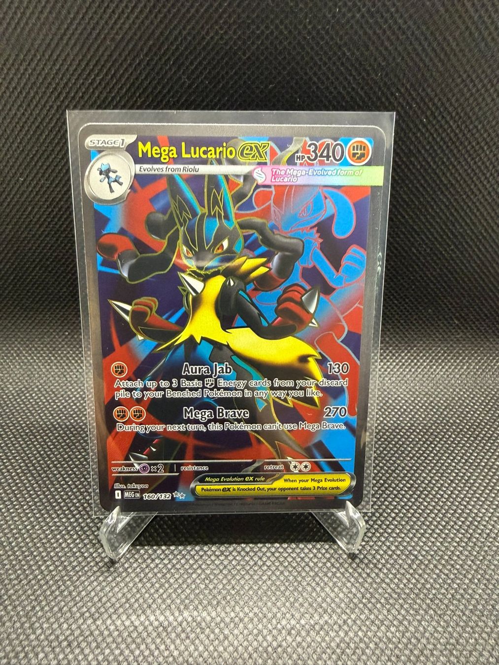 Pokemon Mega Evolutions Mega Lucario ex Full Art 160/32 (Gebraucht) in ...