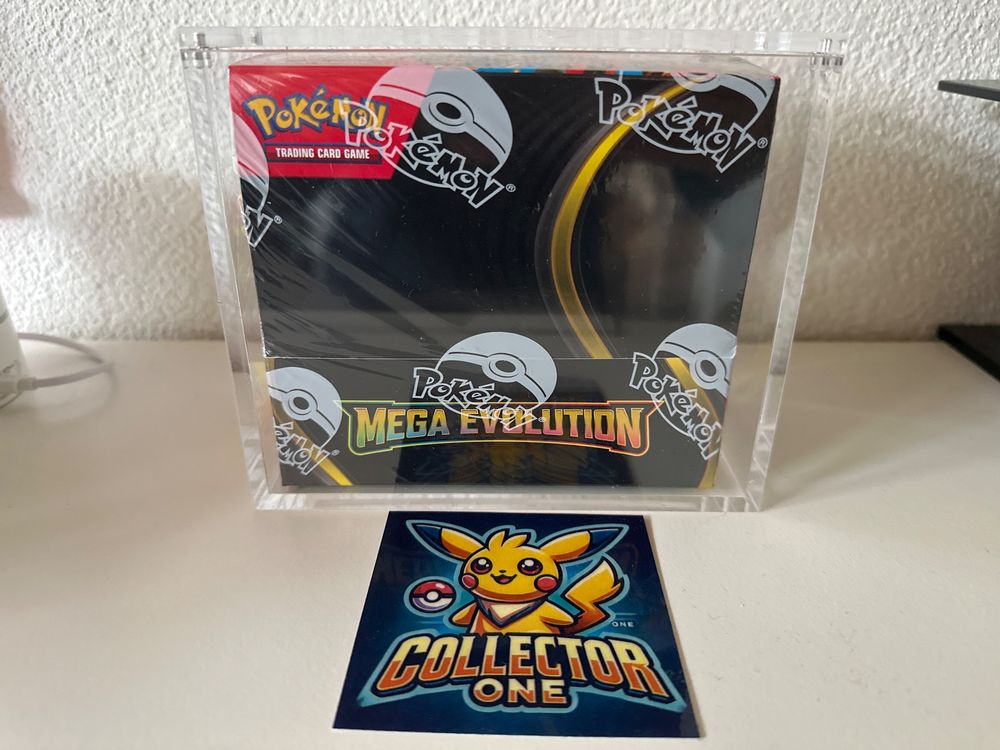 Pokemon Mega Evolution Display English inkl. Magnet Acryl (Neu (gemäss ...