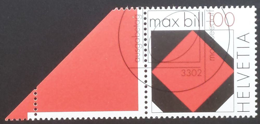 2008 Konkrete Kunst Max Bill 1194 ʘ ET Stempel, gummiert mit | Kaufen ...