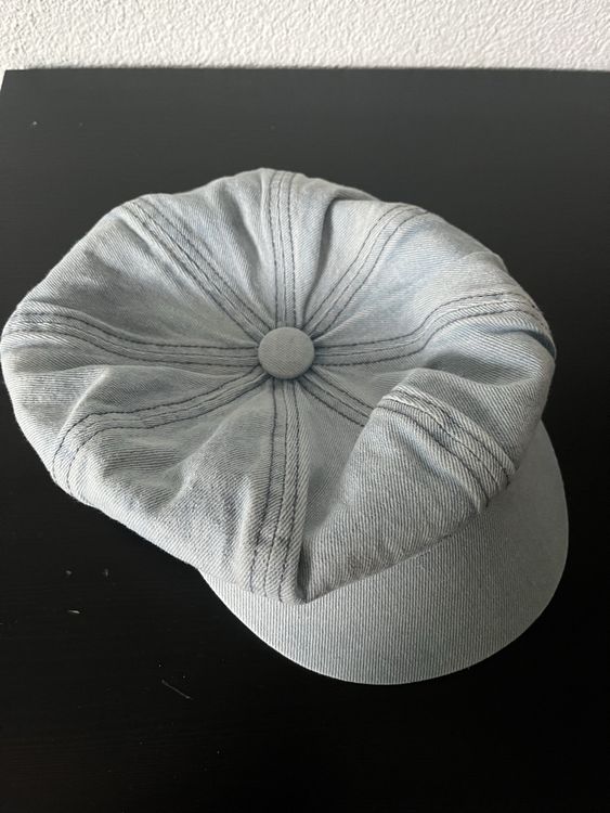 Trendige Denim/Jeans Mütze, Basken Hut, Sommerhut 🧢 Gr. s (Gebraucht ...