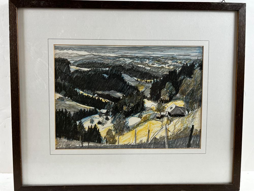 Landschaft Bild Signiert mit Notiz. (Gebraucht) in Neuhausen am Rheinfall für CHF 5 – mit ...