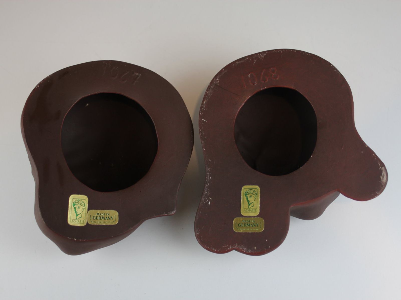 2 Wandporträts – Achatit Deutschland – Mädchen & Junge (Gebraucht) in ...