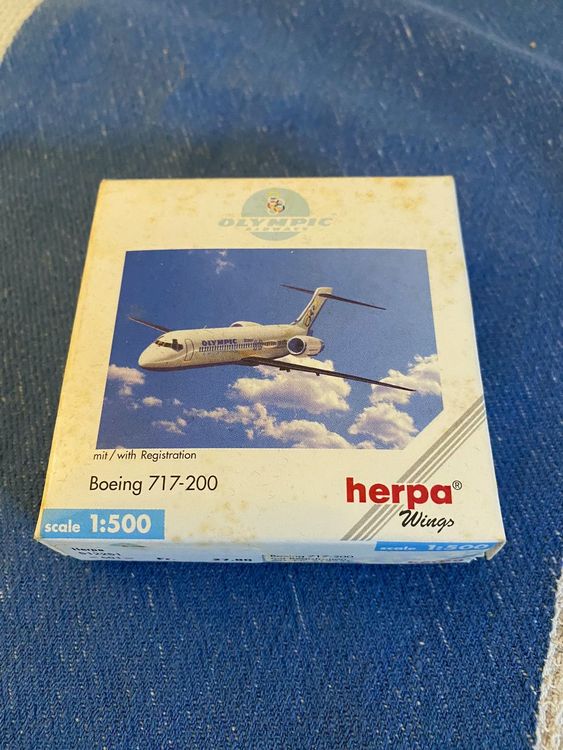 1/500 BOEING 717-200 OLYMPIC AIRWAYS HERPA WINGS (Gebraucht) in MÜHLEDORF/SO für CHF 8 – mit ...