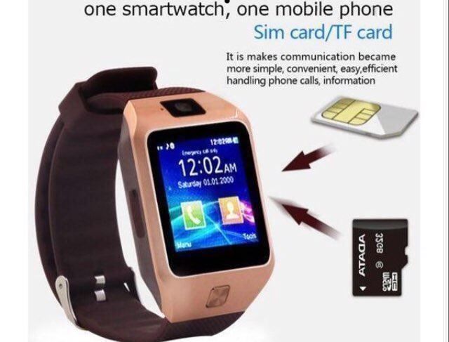 Smartwatch with Camera, SIM Card, and Calling Capability (Neu (gemäss ...