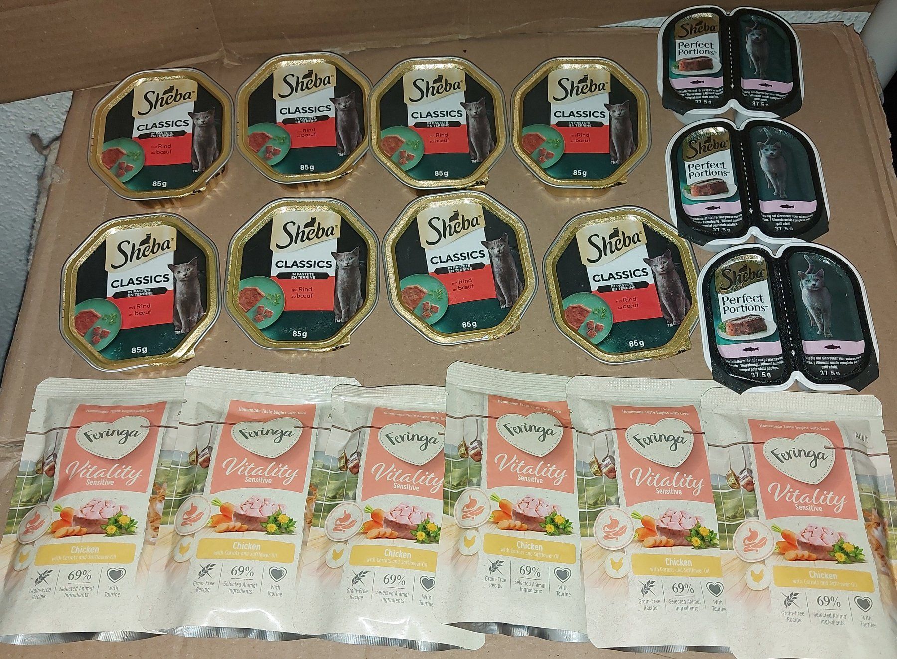 Nourriture pour chat/Nassfutter für Katzen:Schesir,Sheb,etc. (Neuf avec ...