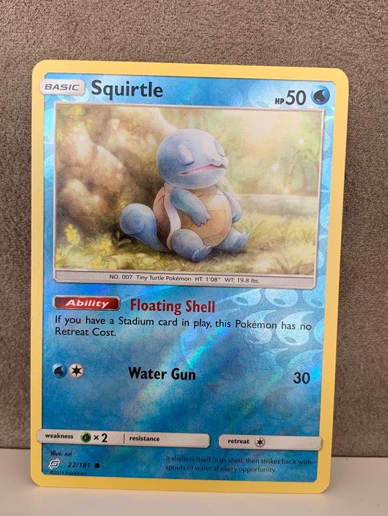 Squirtle Reverse Holo ENG Team Up Pokemon 22/181 (Gebraucht) in Fislisbach für CHF 2 – mit ...