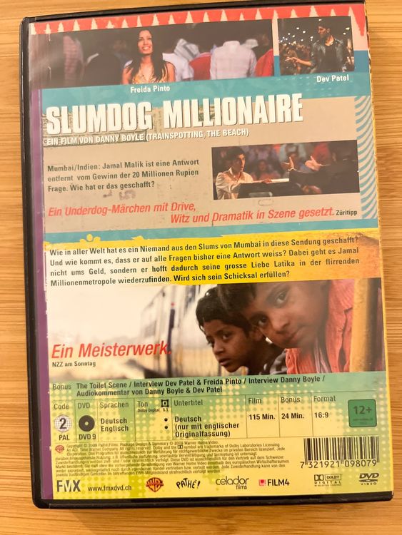Slumdog Millionaire, DVD 📀 (Neu (gemäss Beschreibung)) in Sierre für CHF 1.95 – mit Lieferung ...