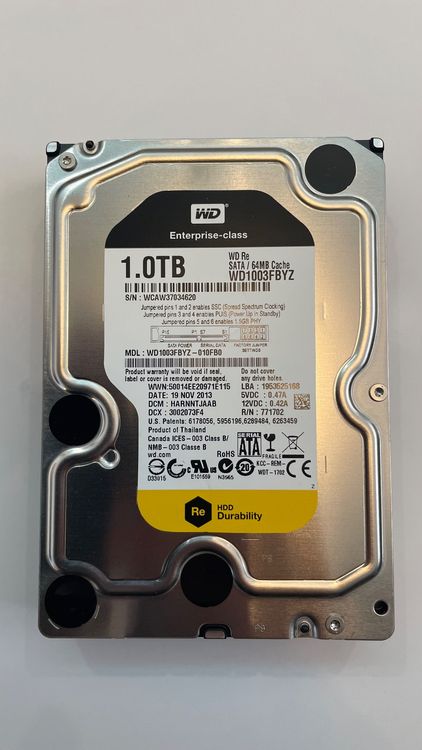 Disque dur 3.5" Western Digital 1TB (Gebraucht) in St-Cergue für CHF 22 ...
