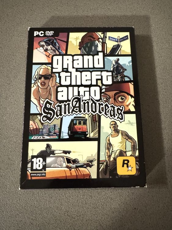 GTA San Andreas PC Big Box komplett | guter Zustand (Gebraucht) in ...