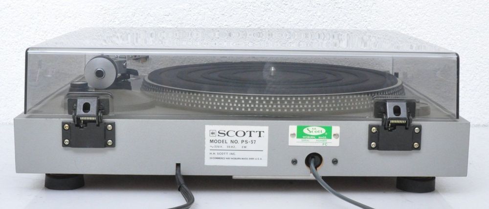 H Scott PS 57 Belt Driven Turntable (Gebraucht) in Oberglatt ZH für CHF ...