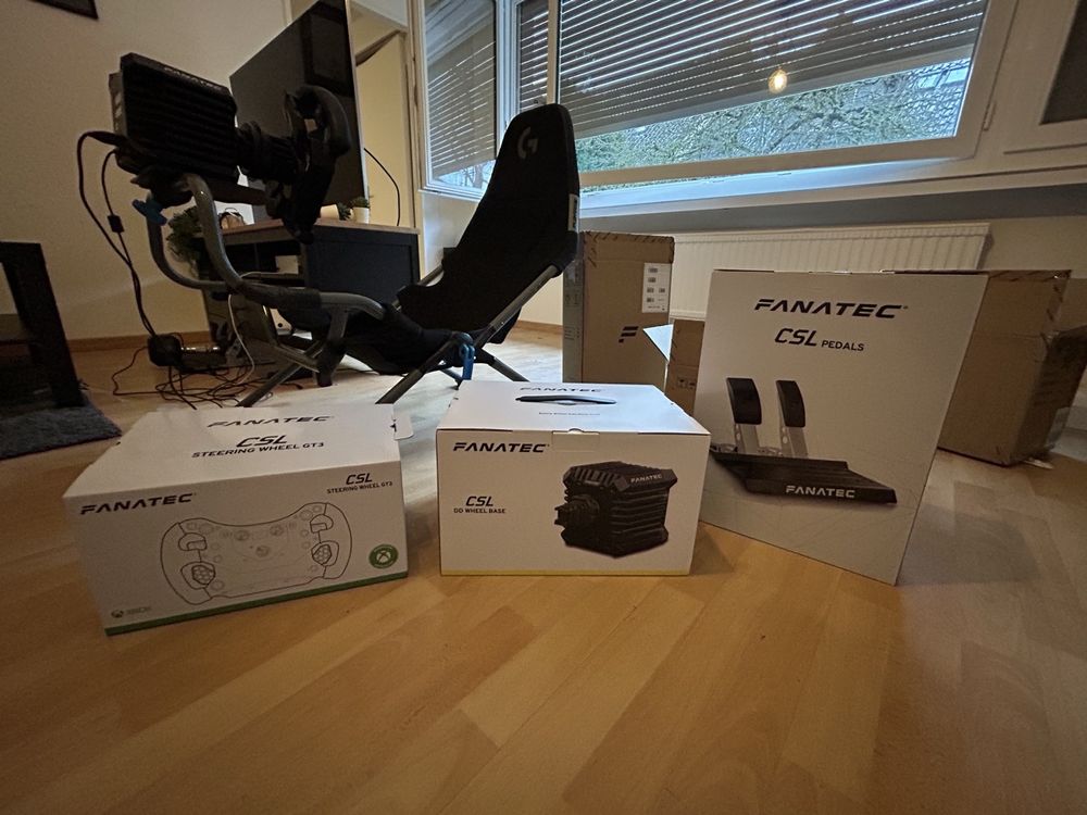 Fanatec CSL DD Komplett-Set inkl. Playseat – Erst 1 Monat al (Neu ...