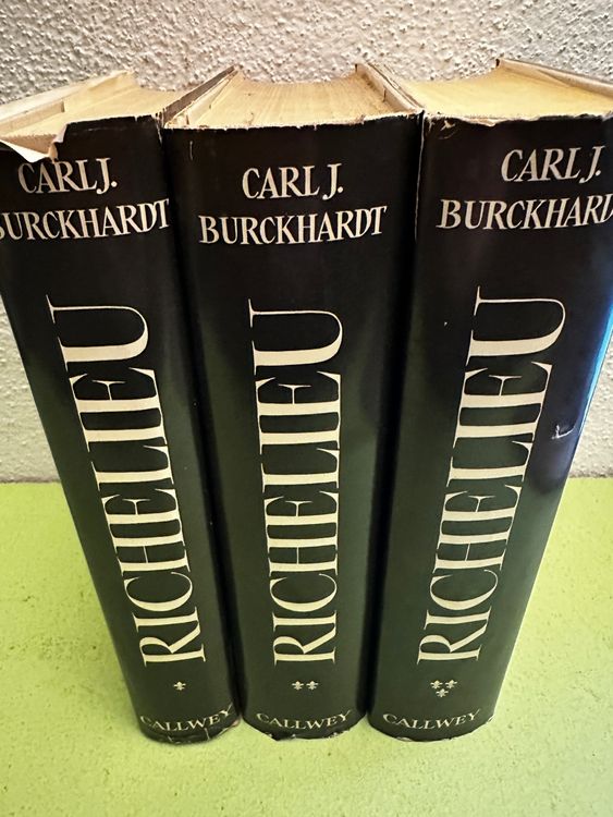 Carl J. Burckhardt: Richelieu. 3 Bde. komplett. 1961 (Gebraucht) in ...