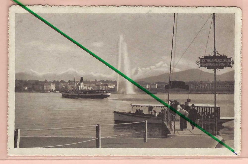 Genève. La Rade. Dampfschiff. Bateau à vapeur. (Gebraucht) in Horw für ...