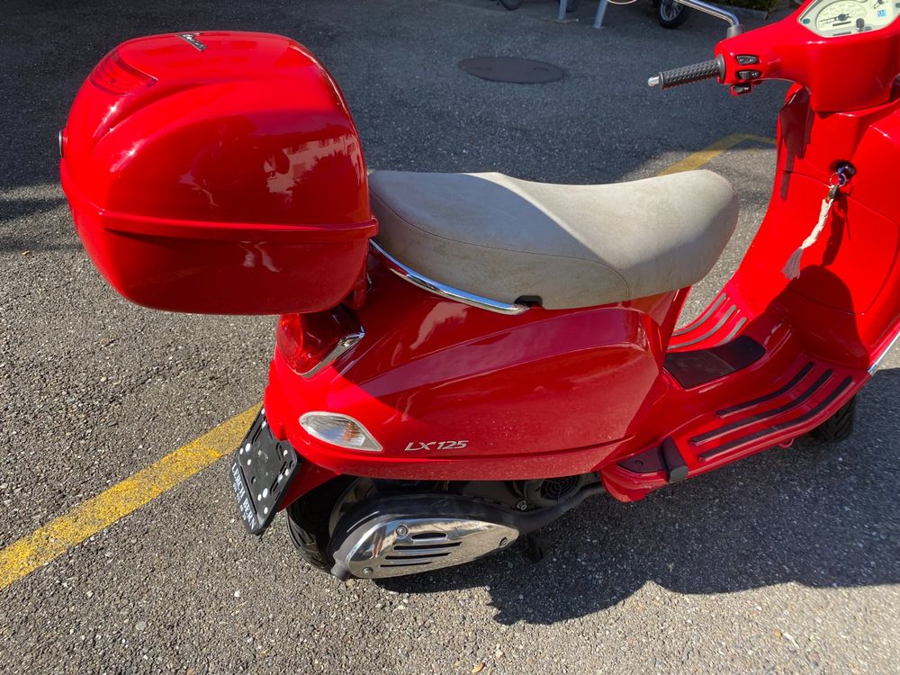 Piaggio Vespa LX 125 Rot (Gebraucht) in Winterthur für CHF 1260 – nur Abholung auf Ricardo kaufen