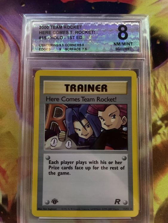 Carte Pokémon TR Team Rocket 1ère éd. 15/62 8 NM-MT | Kaufen auf Ricardo
