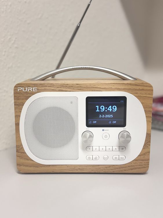 PURE Digitalradio Tuner Bluetooth DAB/DAB+ UKW Holzoptik NP (Gebraucht ...