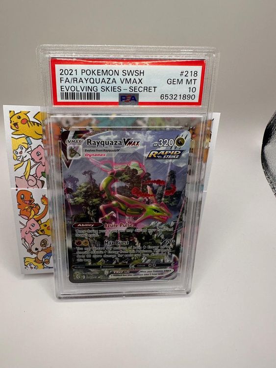 Rayquaza VMAX PSA 10 - Evolving Skies 218/203 (Gebraucht) in Regensdorf für CHF 950 – mit ...