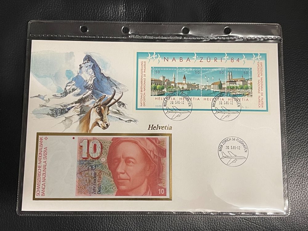 CH, Banknoten Brief CHF 10 (Gebraucht) in Kaiseraugst für CHF 15 – mit Lieferung auf Ricardo kaufen