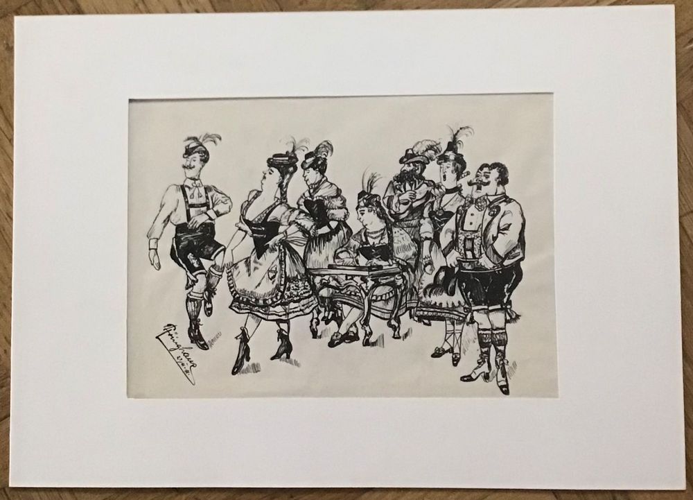 Sehr Interessante Tuschzeichnung Unleserlich Signiert (Gebraucht) in Root für CHF 30 – mit ...