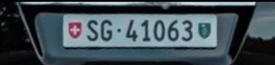 Autonummer/Kennzeichen SG41063 (Neu (gemäss Beschreibung)) in Gams für CHF 549 – nur Abholung ...