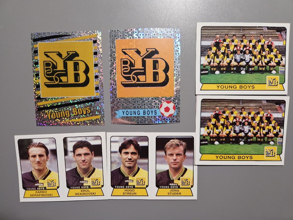 YB Young Boys Panini Football 96/98 Stickers, top Zustand! (Gebraucht ...