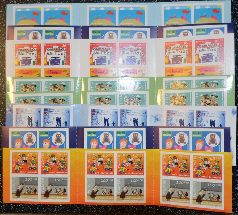 8 Markenhefte Pro Juventute ** Fr. 88.80 | Kaufen auf Ricardo