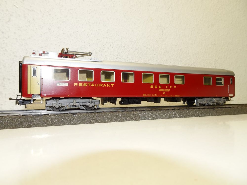 Märklin Personenwagen Restaurant SBB 009-6 Blech HO (6) (Gebraucht) in Luzern für CHF 12.9 – mit ...