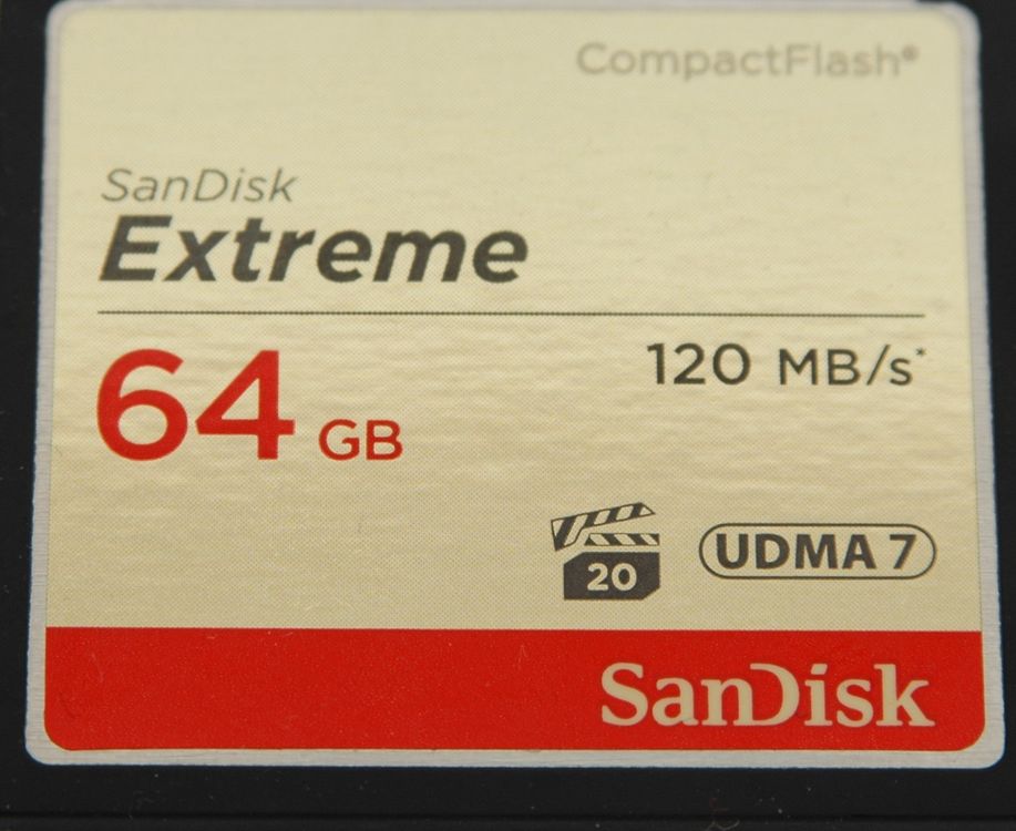 Sandisk Extreme 120MB/s CF 64GB | Kaufen auf Ricardo