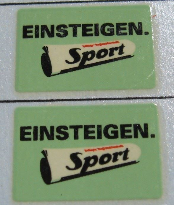Märklin Schiebebilder IC-Werbung "Sport" | Kaufen auf Ricardo