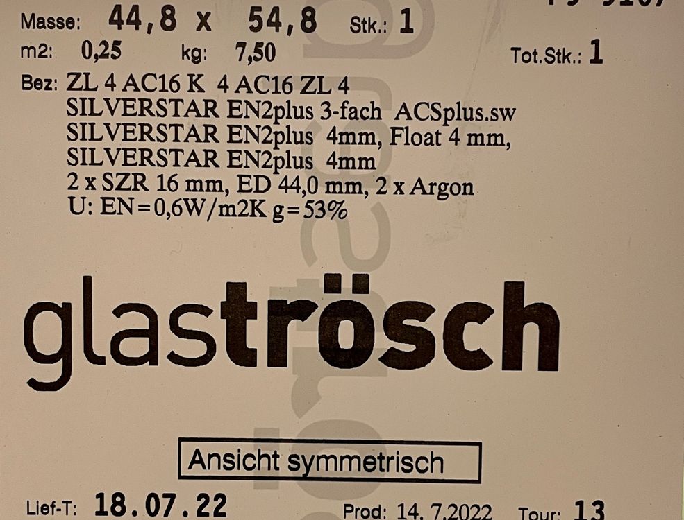 NEU Fenster 3-fach verglast (Neu und originalverpackt) in Seftigen für ...