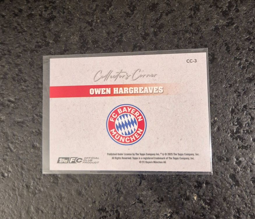 Owen Hargreaves /125 - Bayern München - Topps (Neu (gemäss Beschreibung ...