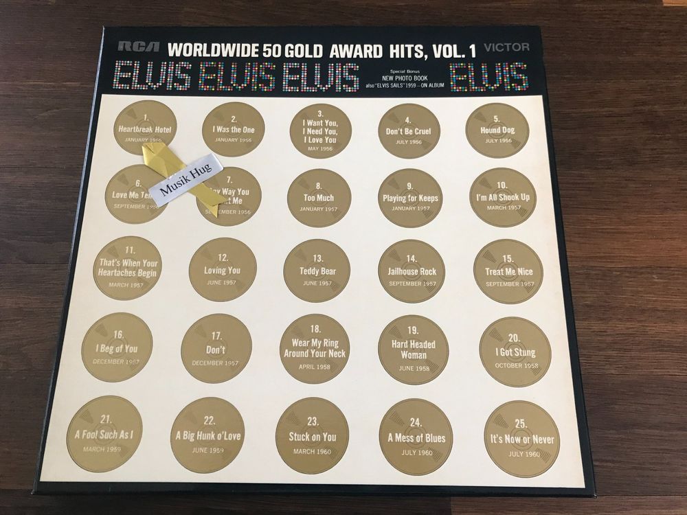 ELVIS - Worldwide 50 Gold Award Hits Vol.1 - 4Lp Box | Kaufen auf Ricardo