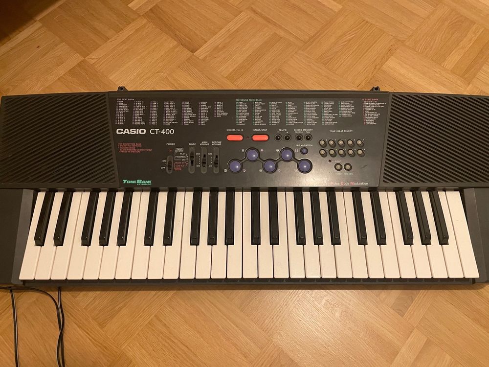 Casio CT-400 Keyboard (Gebraucht) in Luzern für CHF 20 – nur Abholung auf Ricardo kaufen