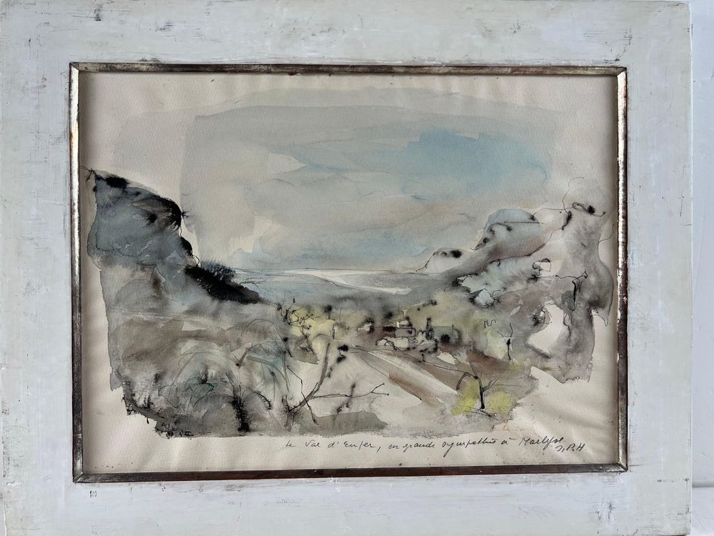 Jean-Pierre Huser Landschaft Aquarell Handsigniert (Gebraucht) in Neuhausen am Rheinfall für CHF ...