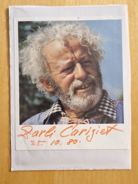 Zarli Carigiet, Original Autogramm auf Foto in Farbe (Gebraucht) in ...