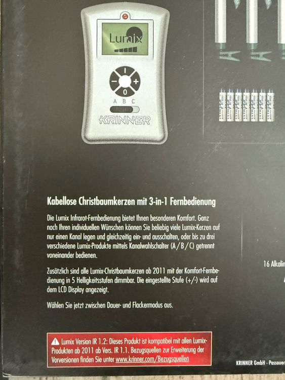 42 Stück Lumix LED Christbaumkerzen Deluxe Mini (Gebraucht) in Wolfwil ...