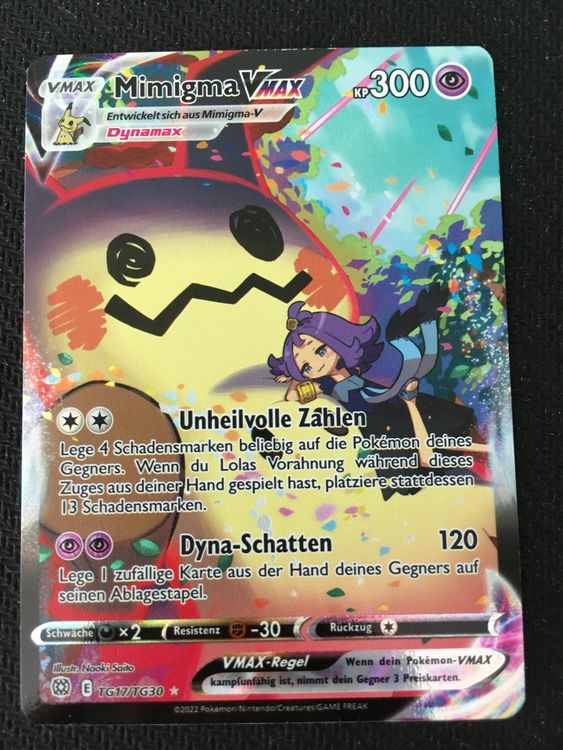 TG17 Mimigma Vmax - Pokémon - Strahlende Sterne - DE (Neu (gemäss Beschreibung)) in St.Gallen ...