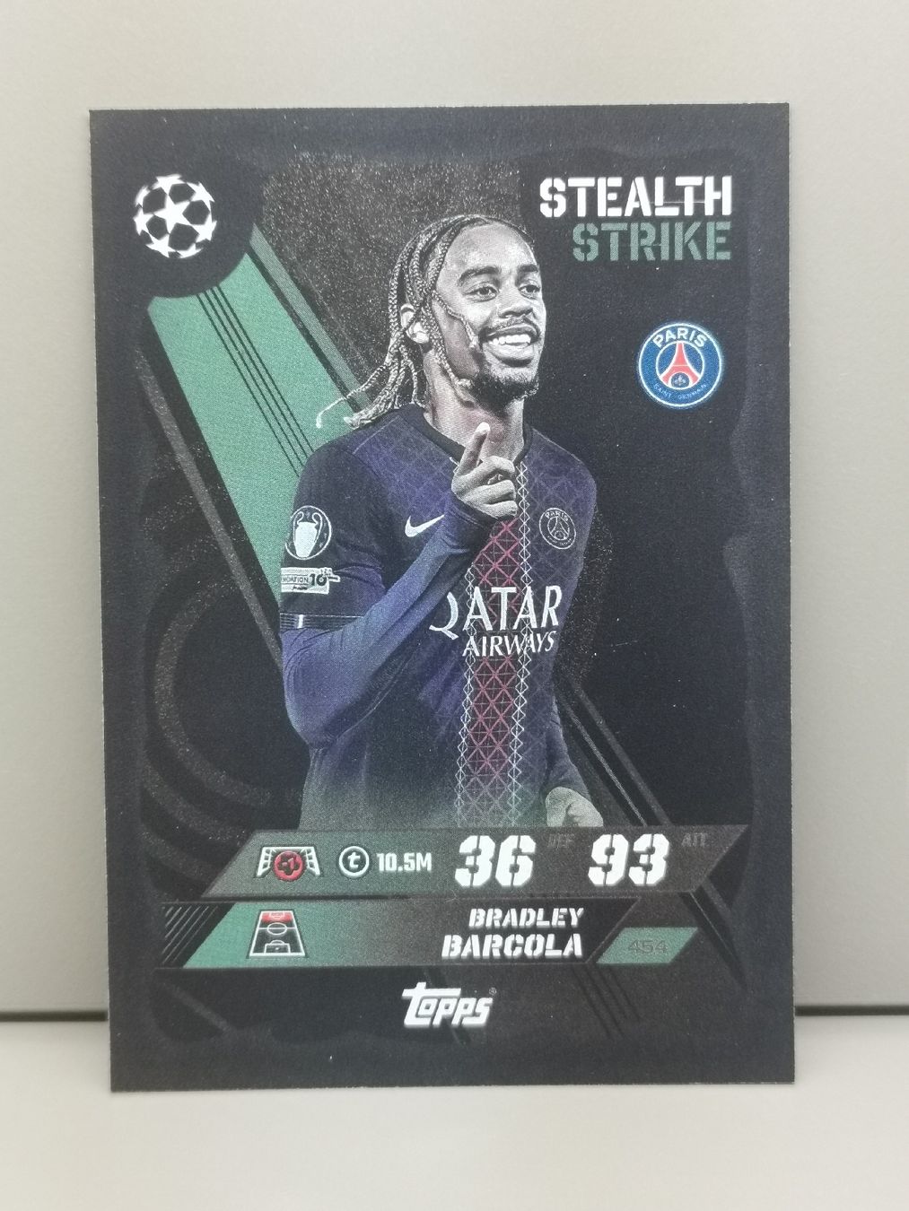 Match attax 2025/26 Bradley Barcola Stealth Strike (Gebraucht) in ...