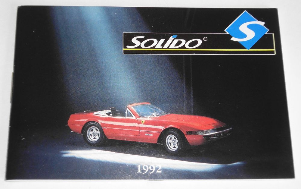 SOLIDO 1992 TASCHENKATALOG POCKET CATALOG (Gebraucht) in Frümsen für ...