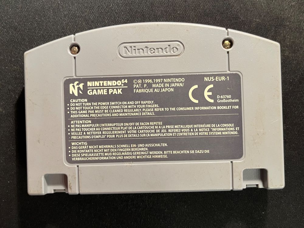 Super Smash Bros 64 Nintendo 64 N64 Pal (Gebraucht) in Basel für CHF 60 ...