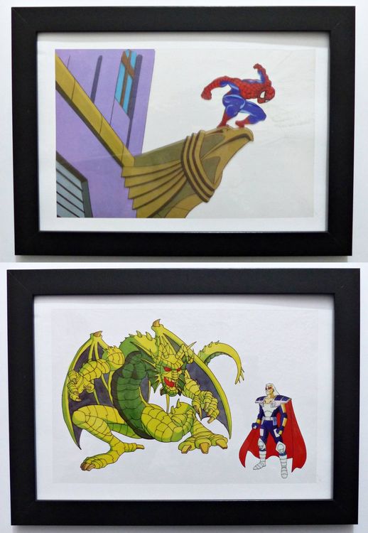 SPIDER-MAN FIN FANG FOOM CENTURY ANIMATION CELL MARVEL 1994 (Neu ...