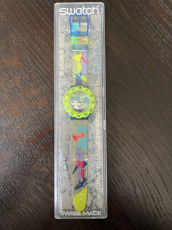 Swatch Scuba 200 (SDN105) Over the Wave (Neu und originalverpackt) in Künten für CHF 99 – mit ...