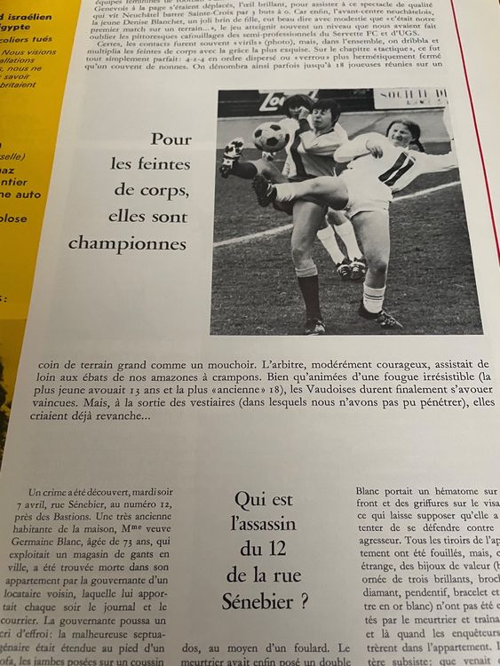 Carnet de Bord de la Tribune de geneve 1970 | Kaufen auf Ricardo