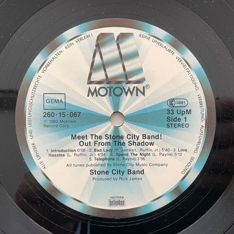 STONE CITY BAND - MEET THE STONE CITY BAND OUT FROM THE ... (Gebraucht ...