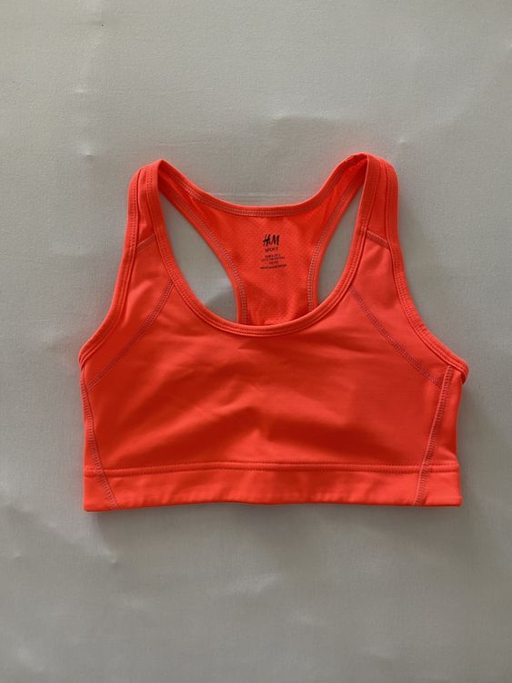Sport-BH von H&M in neon-pink | Kaufen auf Ricardo