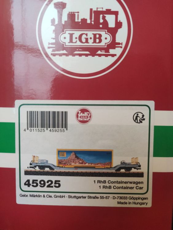 LGB 45925 RhB Containerwagen POST | Kaufen auf Ricardo