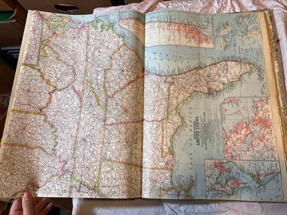 National Geographic Atlas Folio 1959 (80) (Gebraucht) in Illnau ...