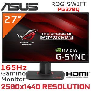 Asus ROG SWIFT PG279QE G-Sync Gaming Monitor 165hz 2560x1440 (Gebraucht ...