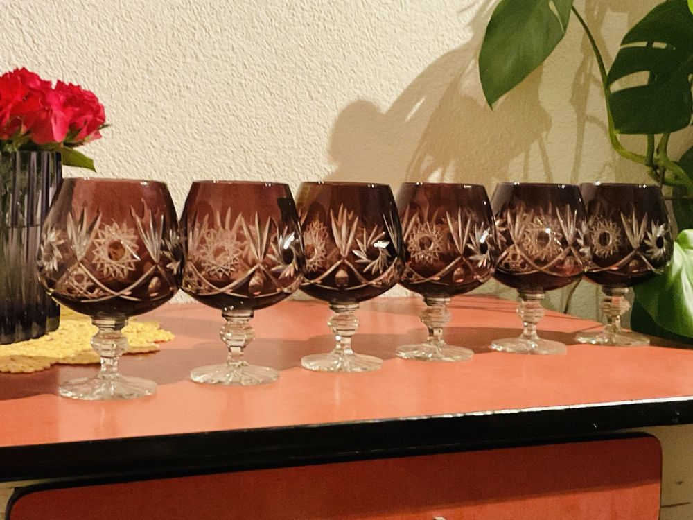 Bleikristall Glaser Handgeschliffen