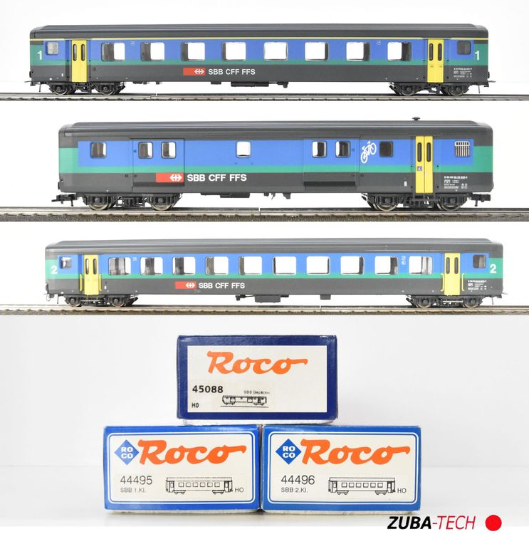3x Roco EW II Personenwagen der SBB H0 GS mit OVP | Kaufen auf Ricardo
